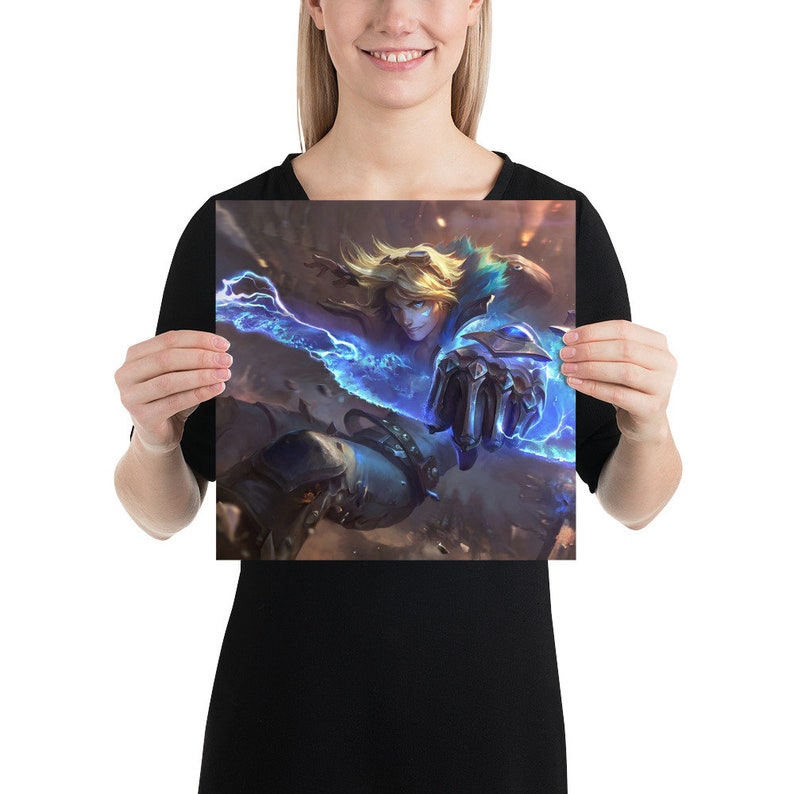 Ezreal Splash Art Poster League of Legends 12K Res - Etsy