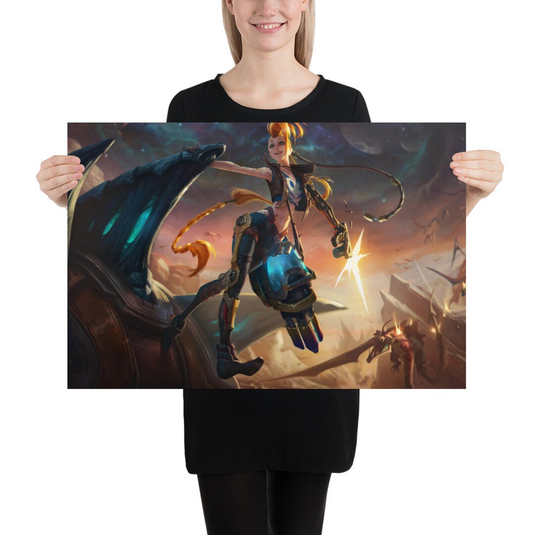 Odyssey Jinx Splash Art Poster - League of Legends - 12K Res - Etsy
