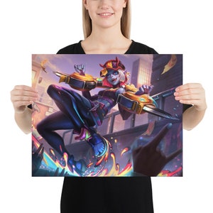 Street Demon Briar Splash Art Poster - League of Legends - 12K Res - Etsy