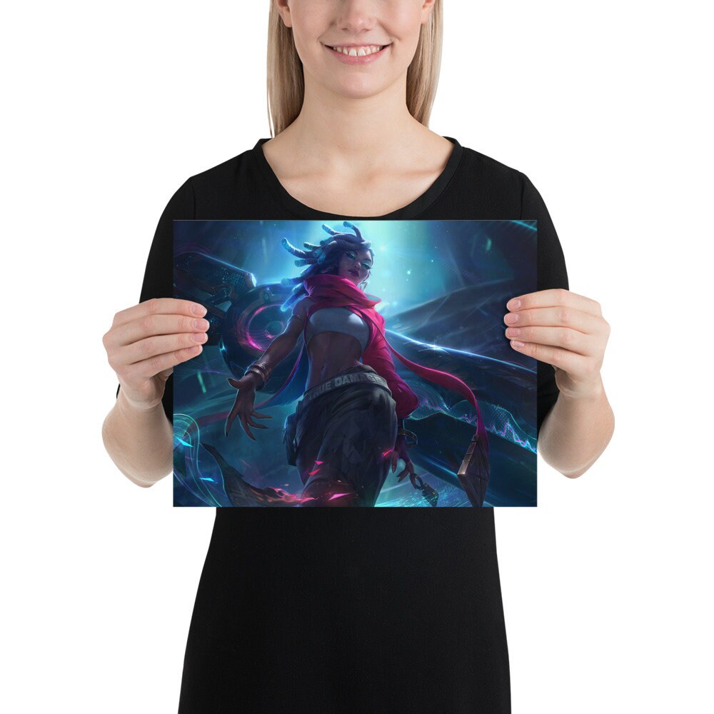 True Damage Senna Splash Art Poster League of Legends 12K Res - Etsy