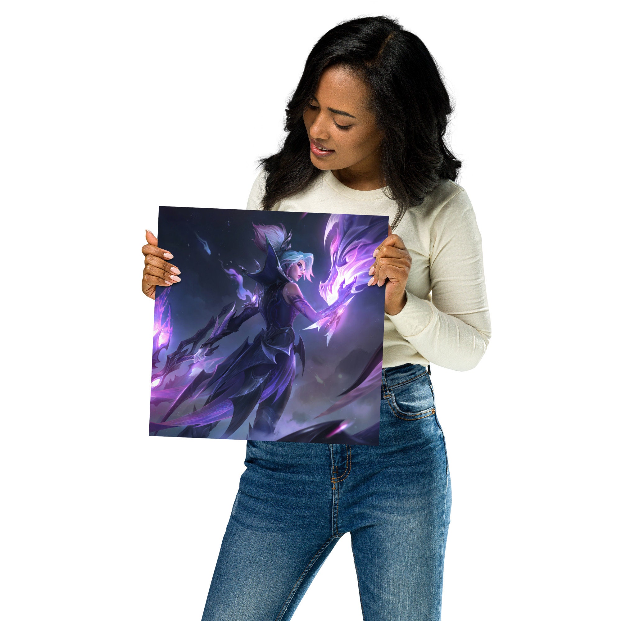 Dragonmancer Vayne Splash Art Poster - League of Legends - 12K Res - Etsy