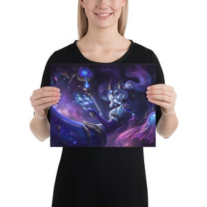 Cosmic Destiny Nami Splash Art Poster - League of Legends - 12K Res - Etsy