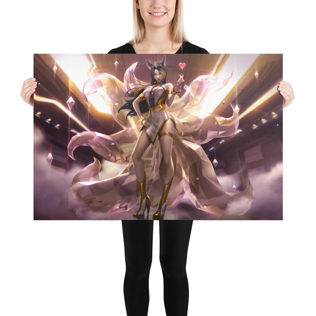 KDA Ahri Prestige Edition (updated 2022) Poster - League of Legends - 12K Res - Etsy