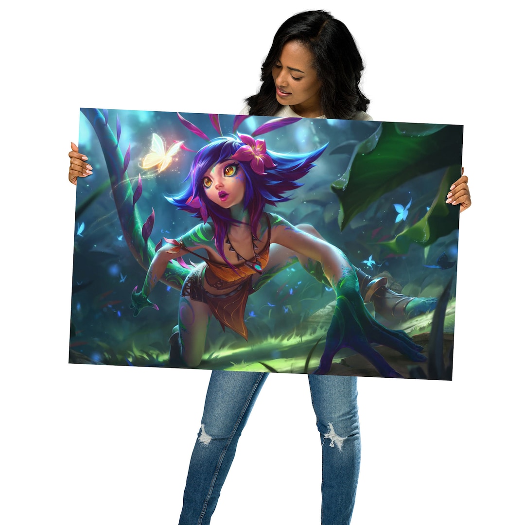 Neeko Splash Art Poster - League of Legends - 12K Res - Etsy
