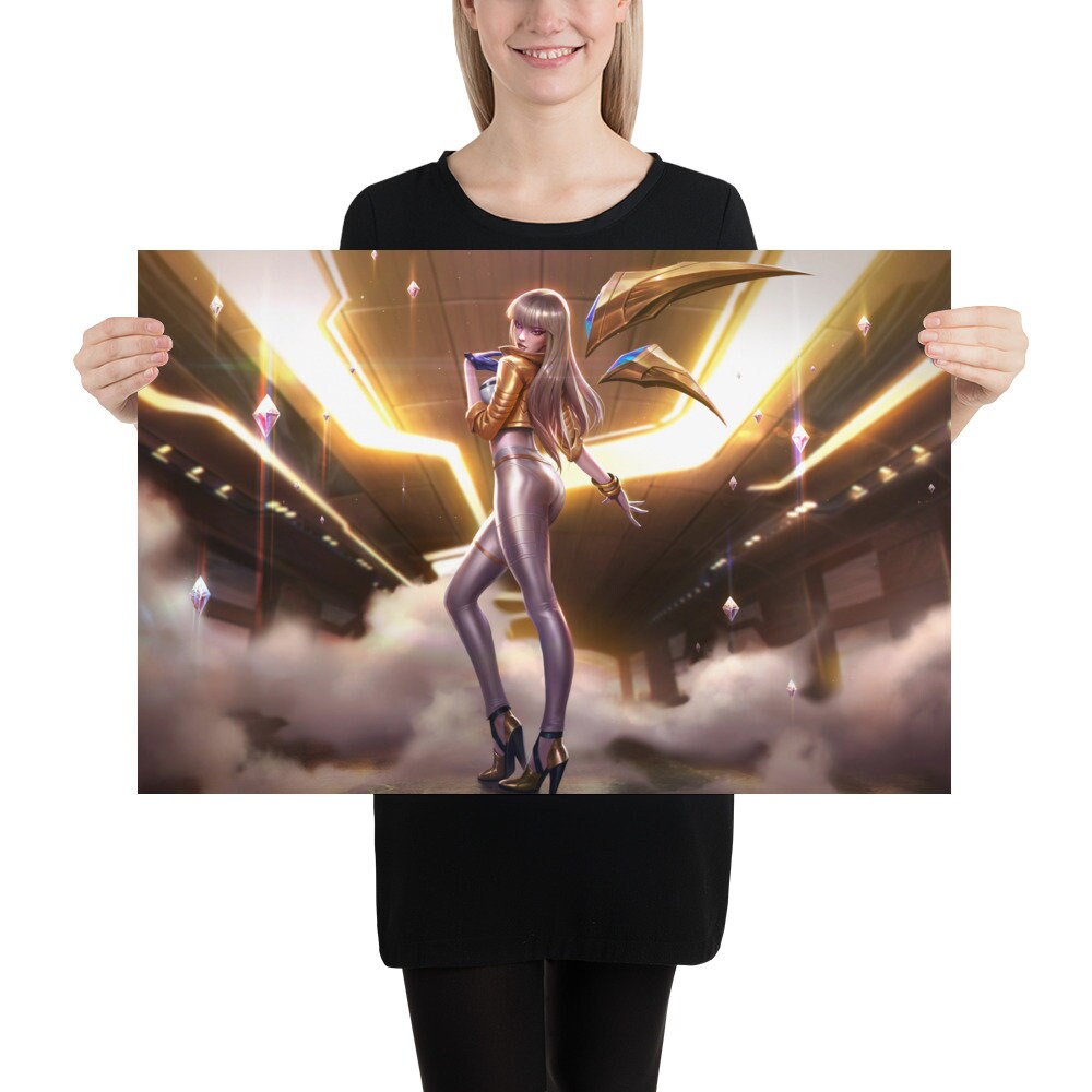 KDA Kai'sa Prestige Edition Splash Art Poster League of Legends 12K Res ...