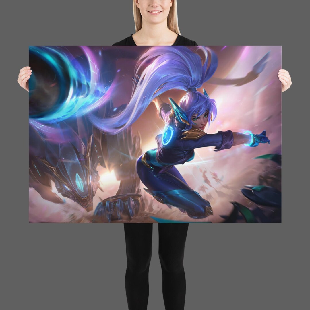 Super Galaxy Nidalee Splash Art Poster - League of Legends - Wild Rift ...