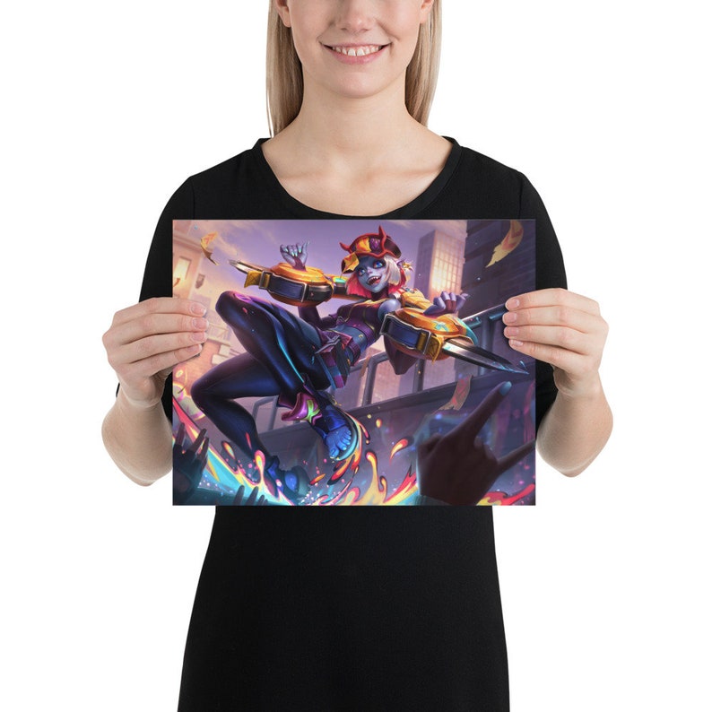 Street Demon Briar Splash Art Poster - League of Legends - 12K Res - Etsy