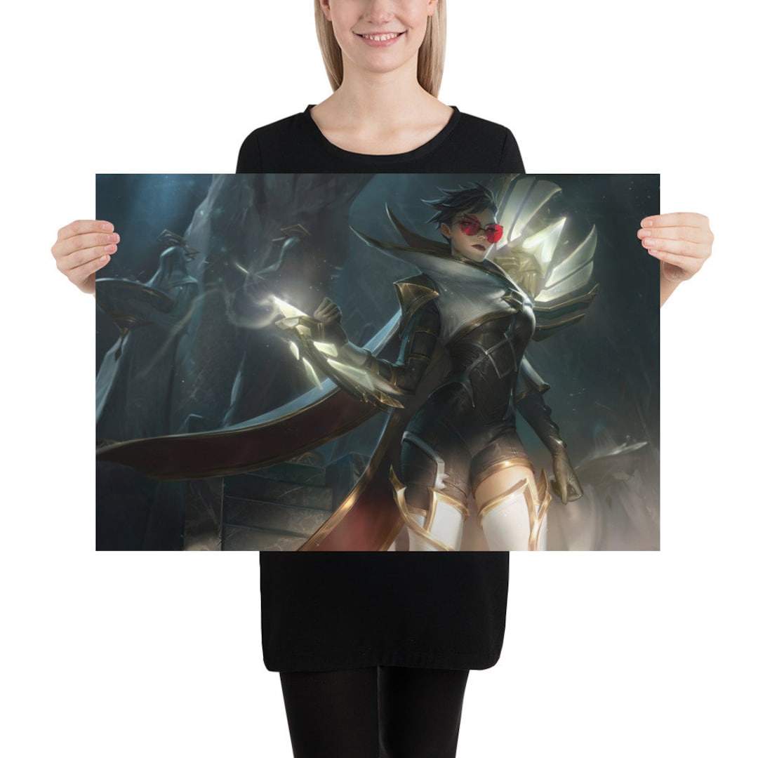 Sentinel Vayne Splash Art Poster - League of Legends - 12K Res - Etsy