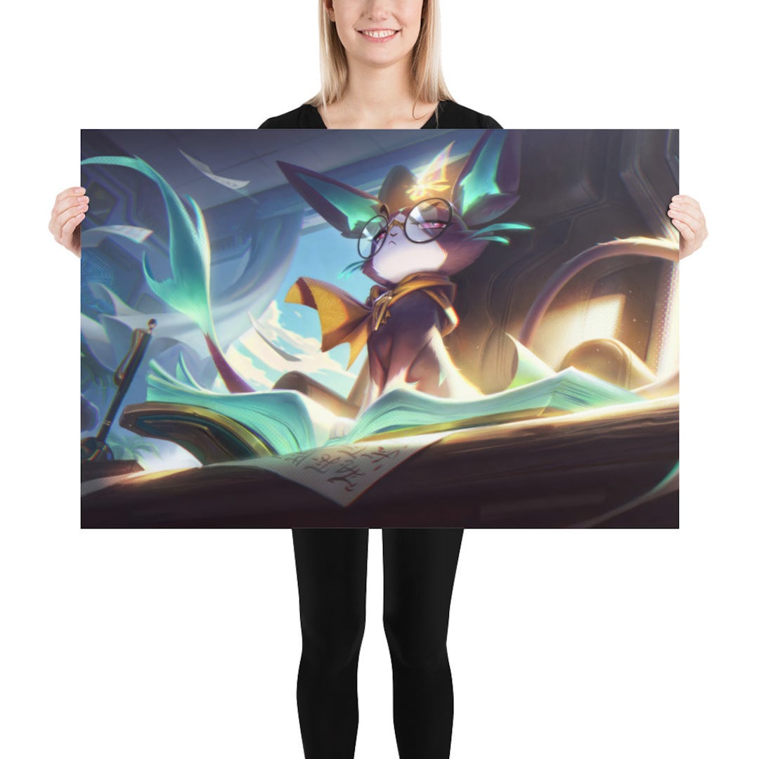 Battle Principal Yuumi Splash Art Poster - League of Legends - 12K Res ...