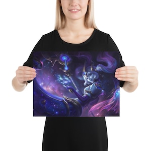 Cosmic Destiny Nami Splash Art Poster - League of Legends - 12K Res - Etsy