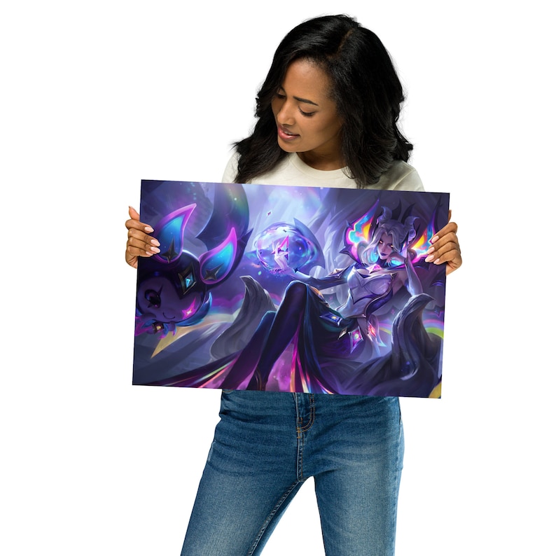 Star Nemesis Morgana Splash Art Poster League of Legends 12K Res - Etsy