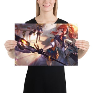 Battle Academia Lux Splash Art Poster - League of Legends - 12K Res - Etsy