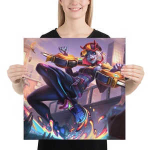 Street Demon Briar Splash Art Poster - League of Legends - 12K Res - Etsy