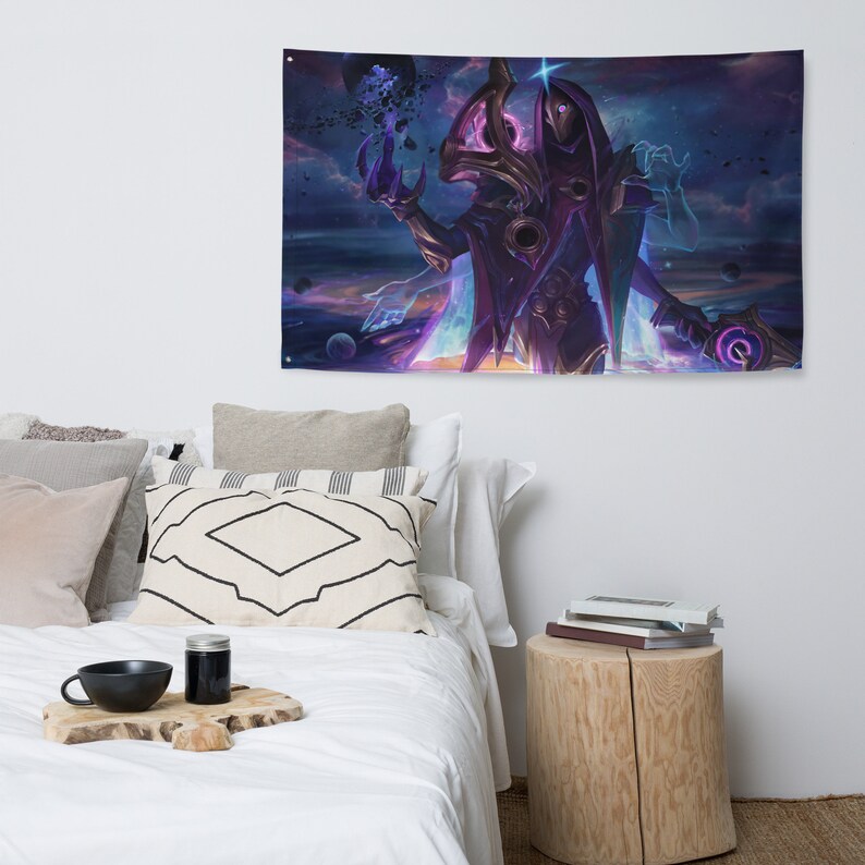 Dark Cosmic Jhin - Banner Flag - League of Legends - 12K Res - Etsy