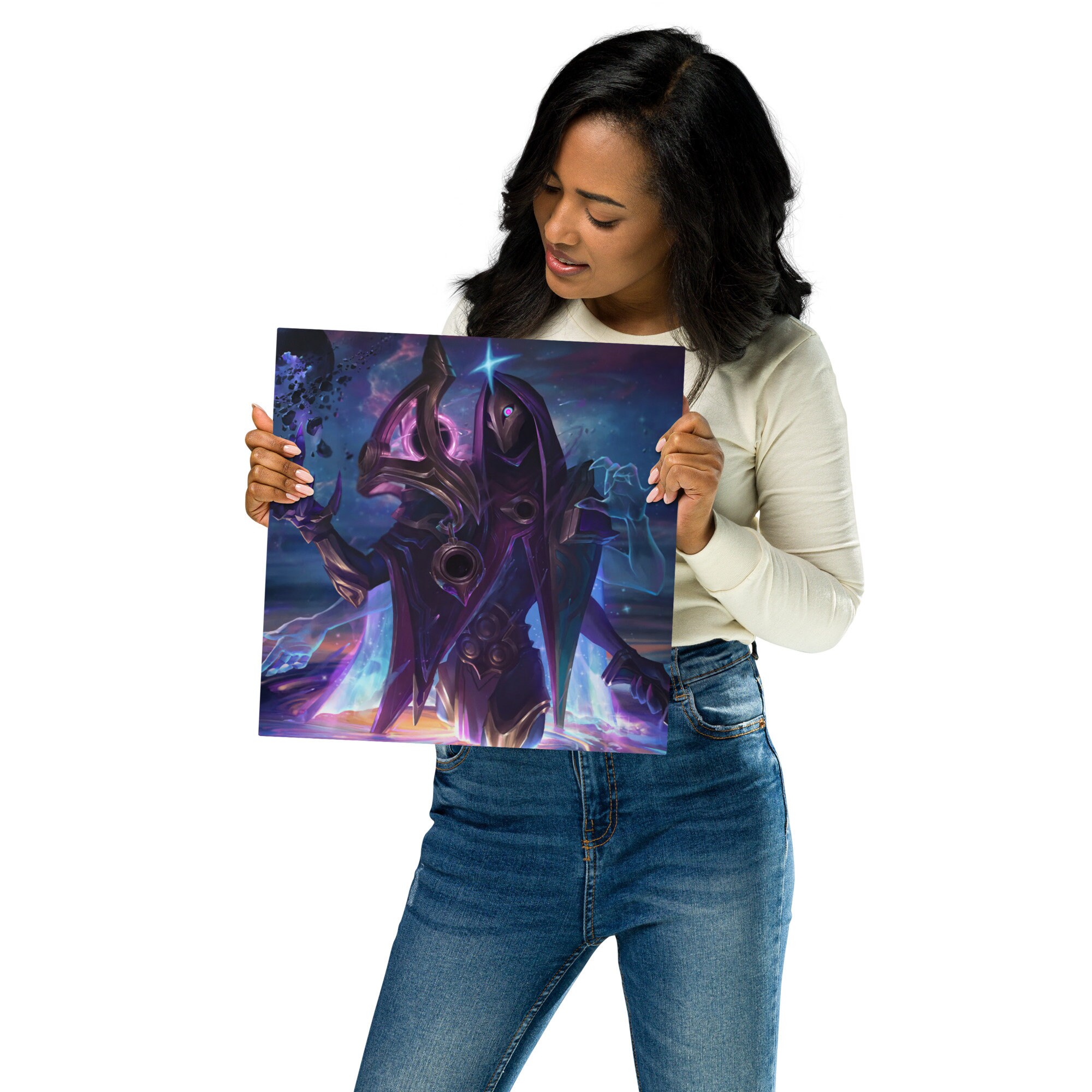 Dark Cosmic Jhin Splash Art Metal Print League of Legends - Etsy