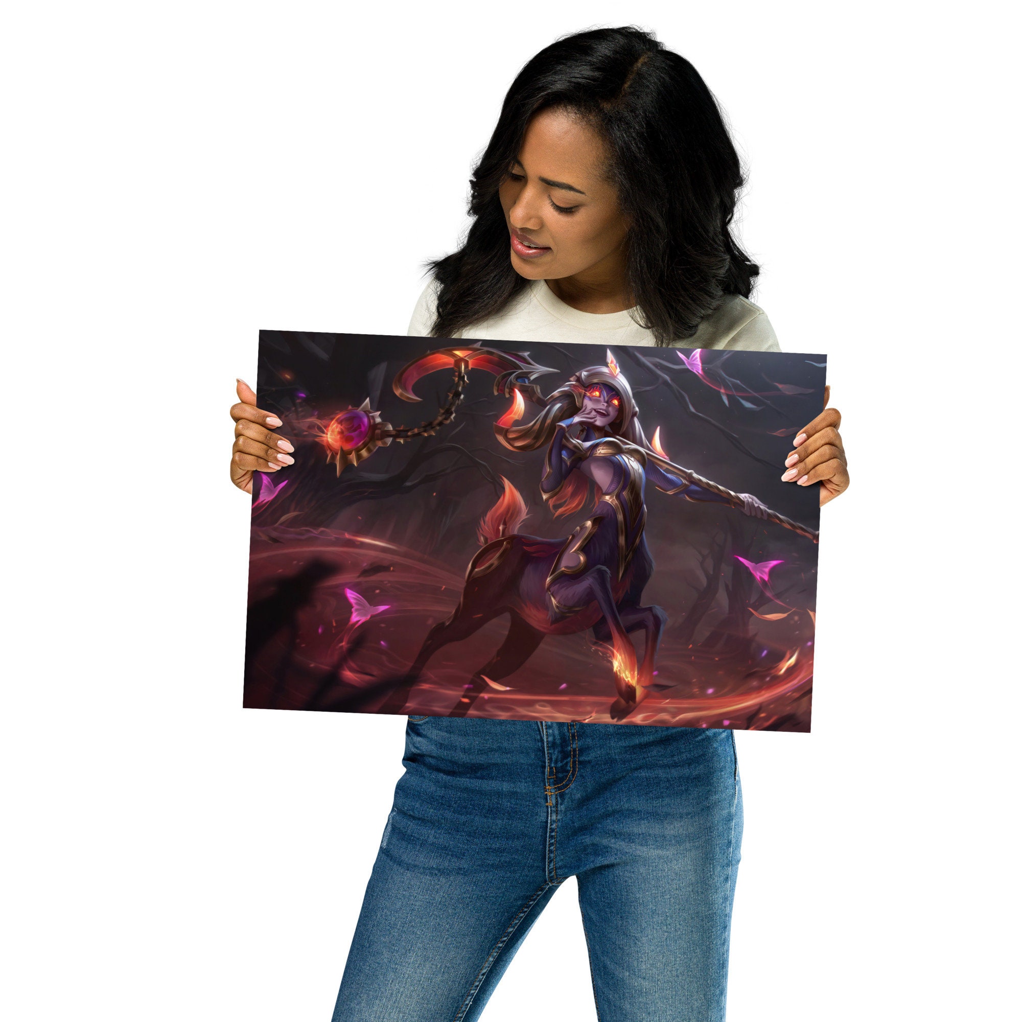 Nightbringer Lillia Splash Art Poster League of Legends 12K Res - Etsy