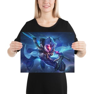 Cosmic Blade Master Yi Splash Art Poster - League of Legends - 12K Res ...