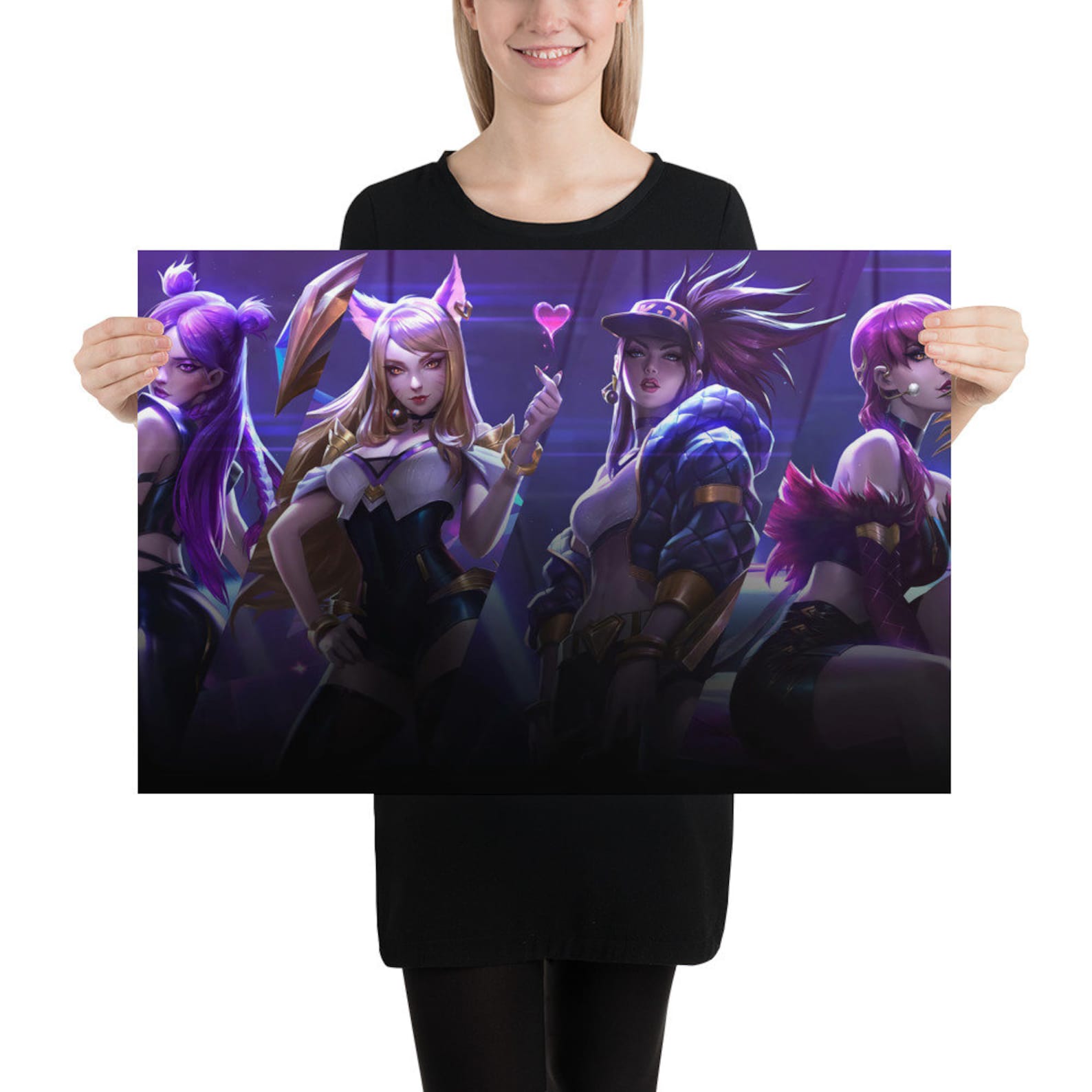 KDA Pop Stars Collage Poster - League of Legends - 12K Res - Etsy