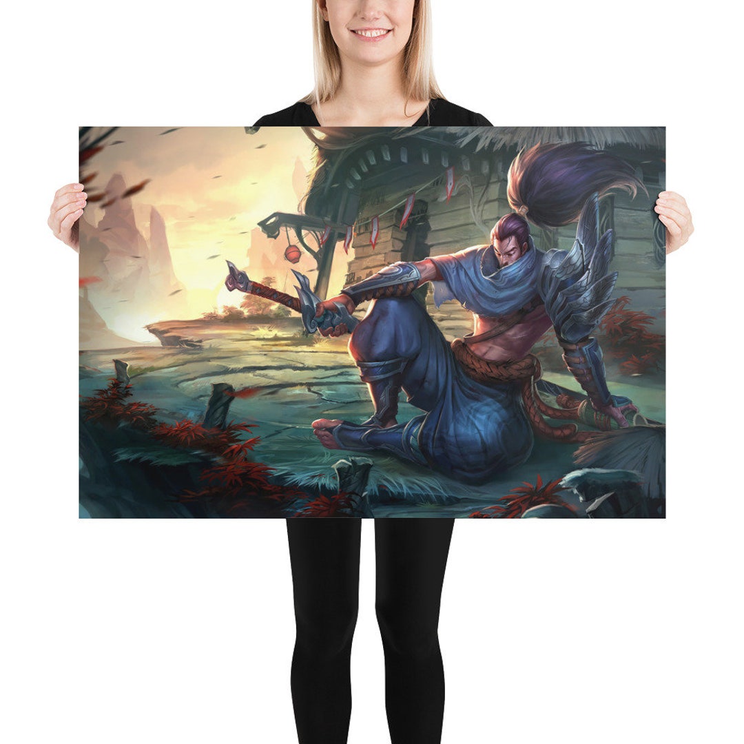 Yasuo Splash Art Poster - League of Legends - 12K Res - Etsy