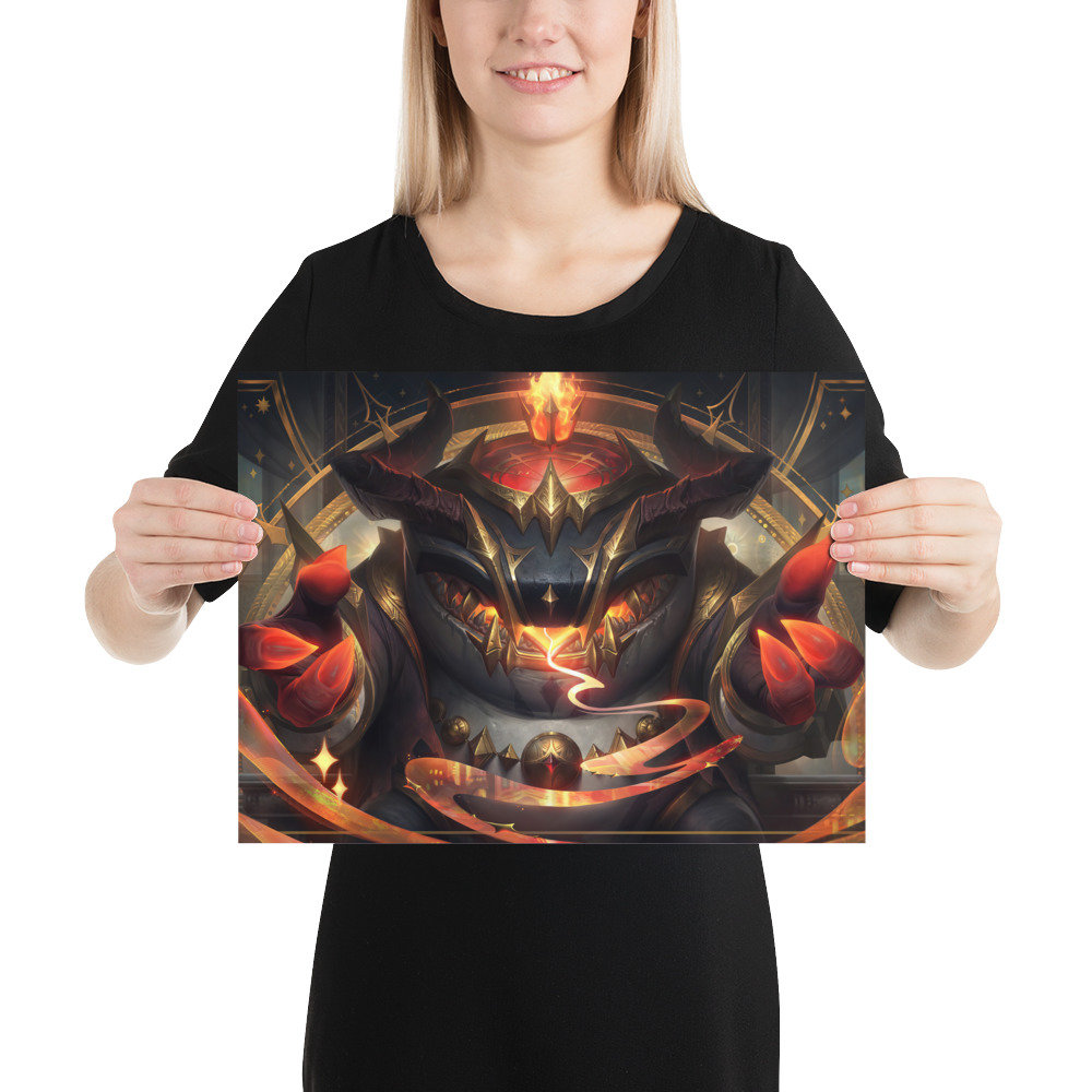 Arcana Tahm Kench Splash Art Poster League of Legends 12K Res - Etsy