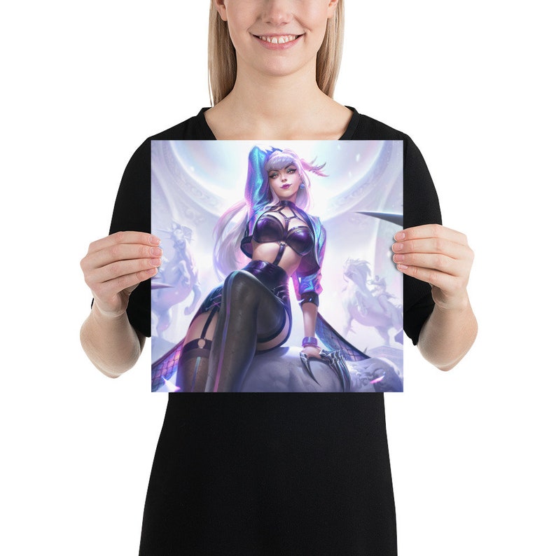 KDA All Out Evelynn Splash Art Poster - League of Legends - 12K Res - Etsy