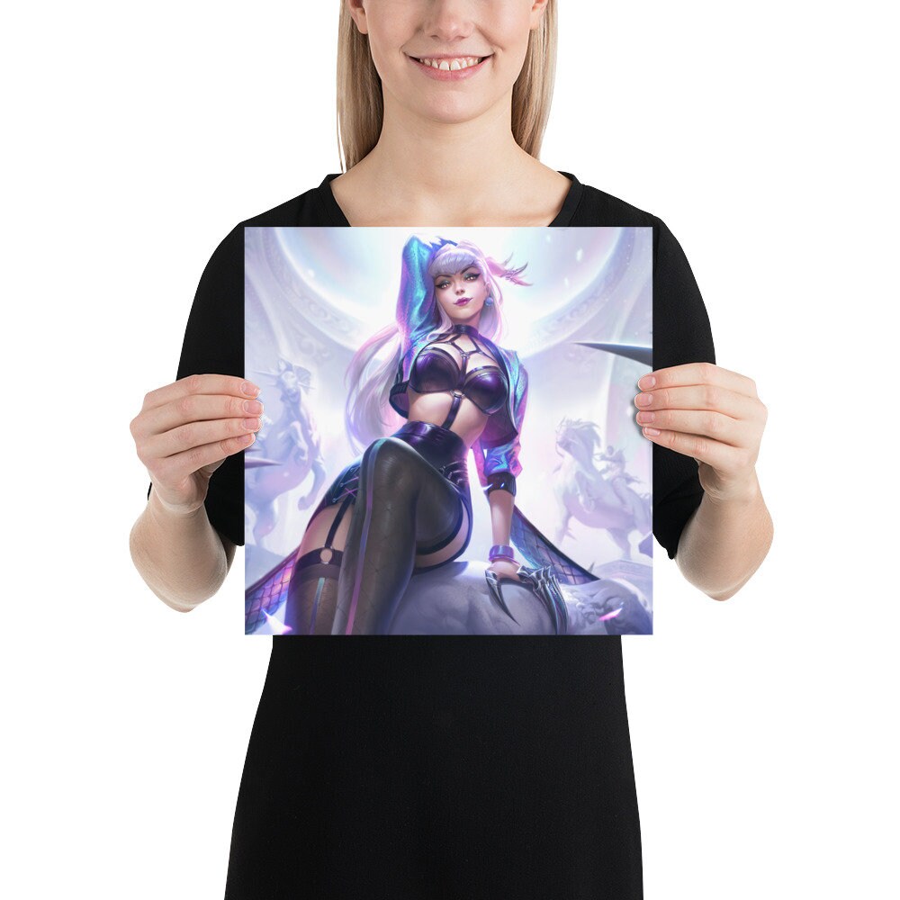KDA All Out Evelynn Splash Art Poster - League of Legends - 12K Res - Etsy