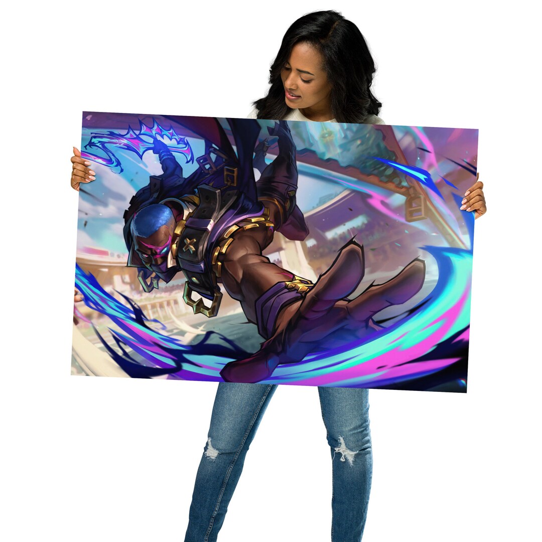 Soul Fighter Pyke Splash Art Poster - League of Legends - 12K Res - Etsy
