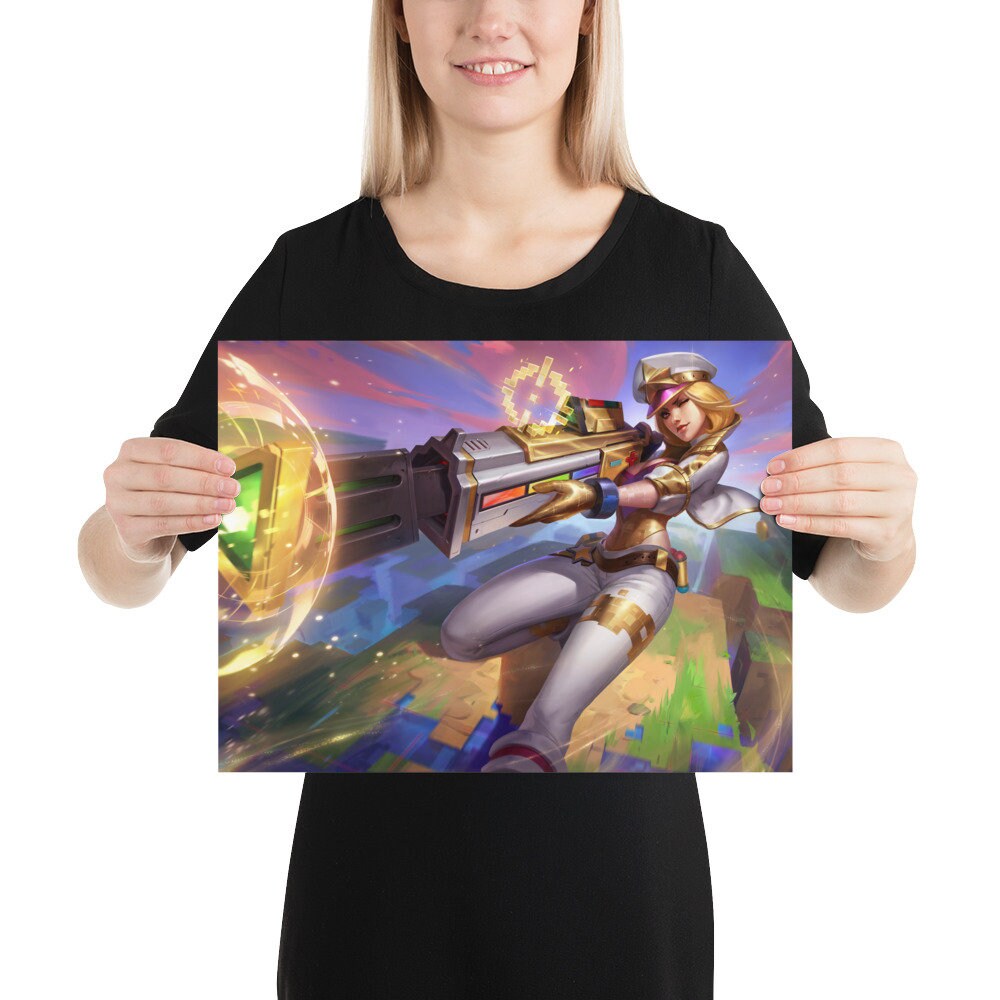Arcade Caitlyn Prestige Edition Splash Art Poster - League of Legends ...