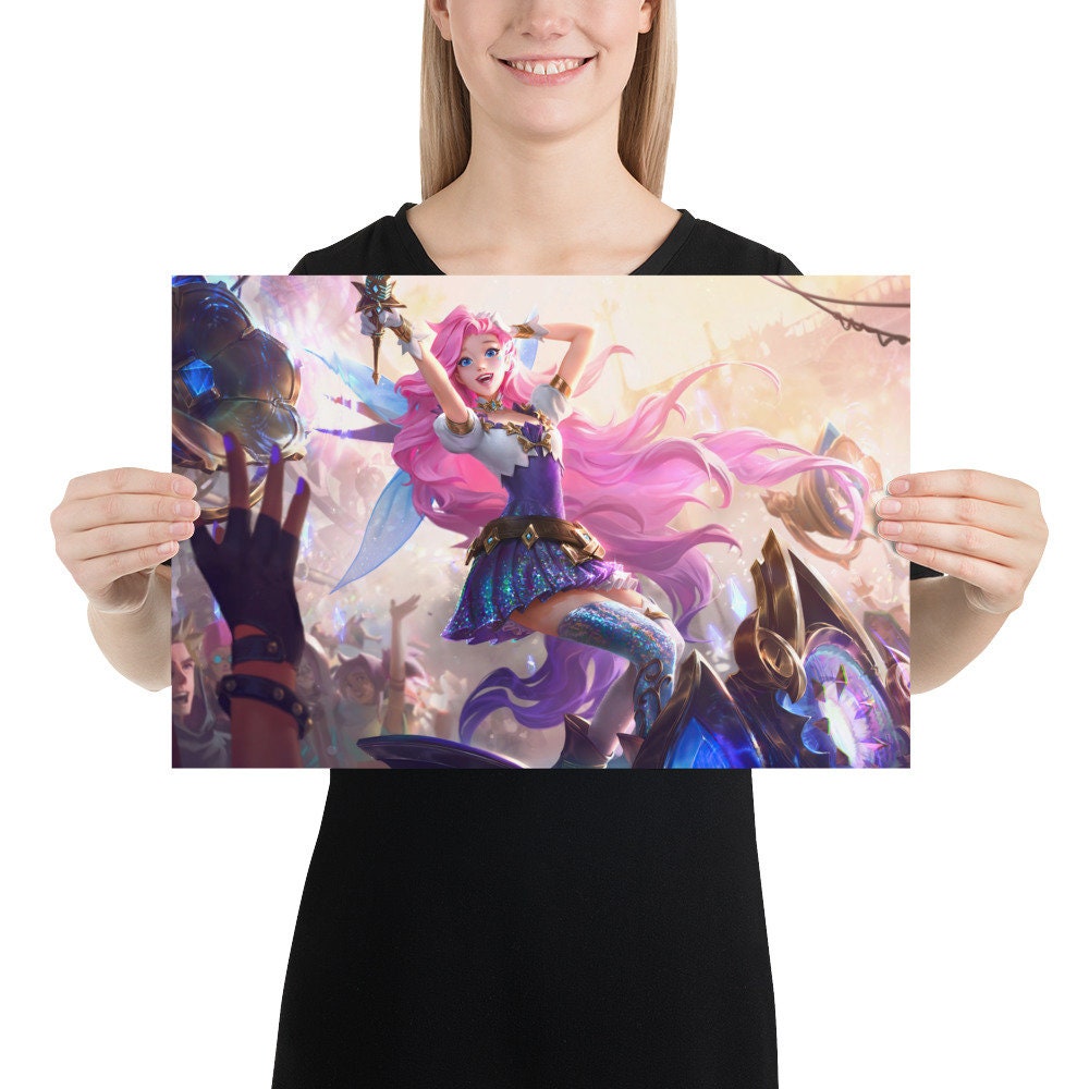 Seraphine Splash Art Poster League of Legends 12K Res - Etsy