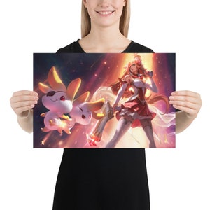 Star Guardian Miss Fortune Splash Art Poster - League of Legends - 12K ...