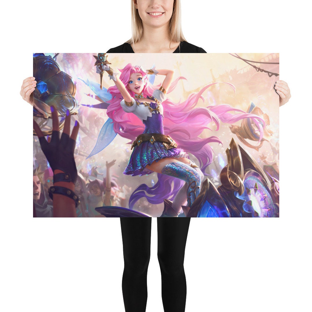 Seraphine Splash Art Poster - League of Legends - 12K Res - Etsy