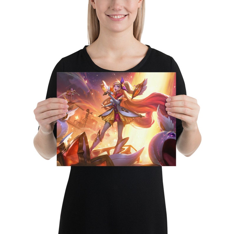 Star Guardian Seraphine Splash Art Poster - League of Legends - 12K Res ...