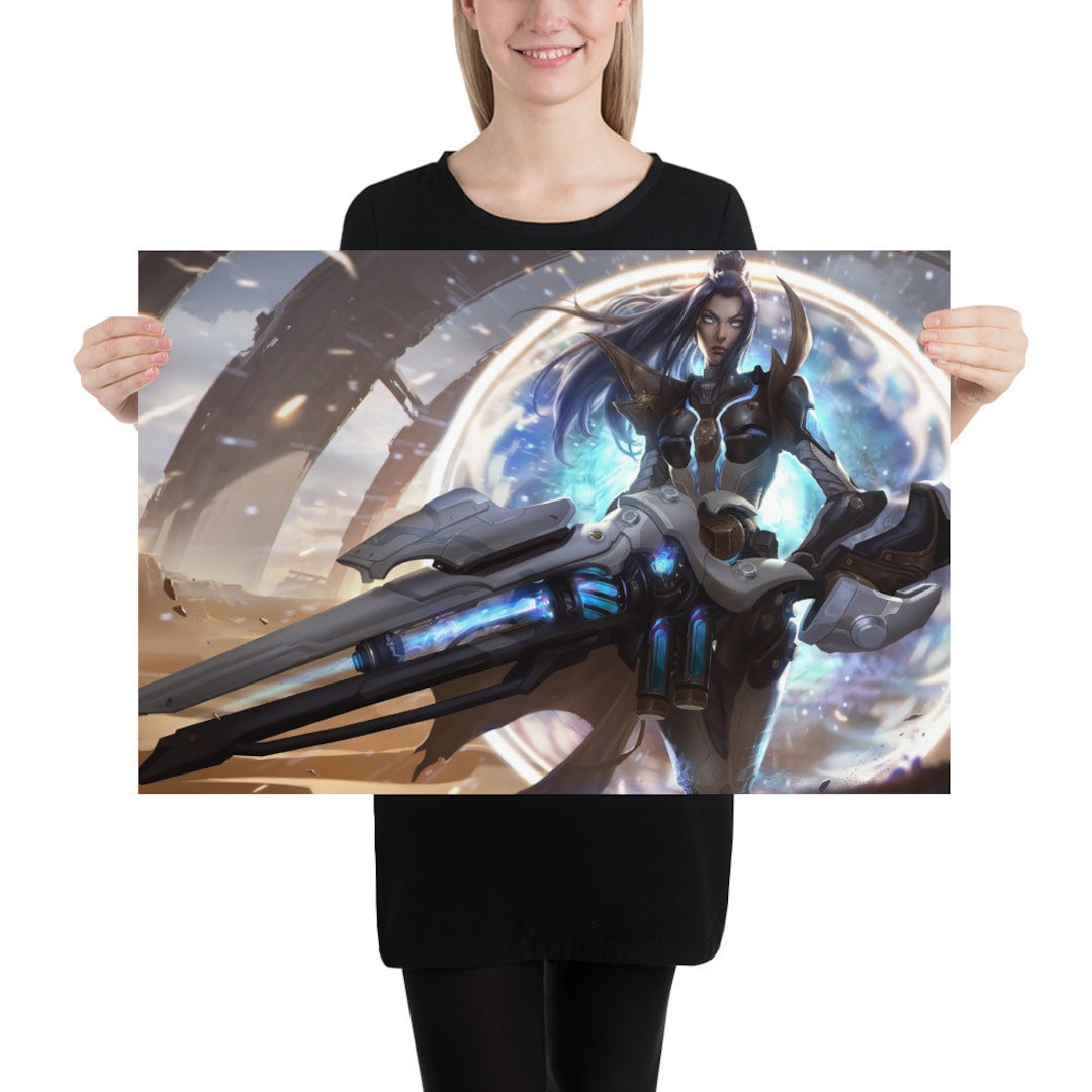 Pulsefire Caitlyn Splash Art Poster - League of Legends - 12K Res - Etsy