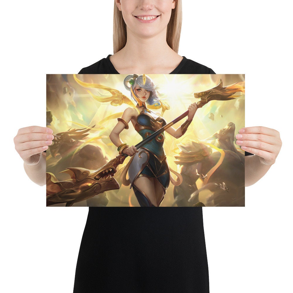 Lunar Empress Lux Splash Art Poster League of Legends 12K Res - Etsy