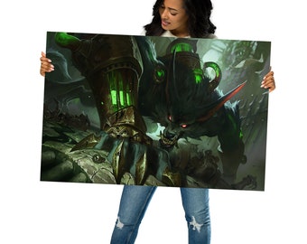 Warwick Arcane League of Legends - Etsy