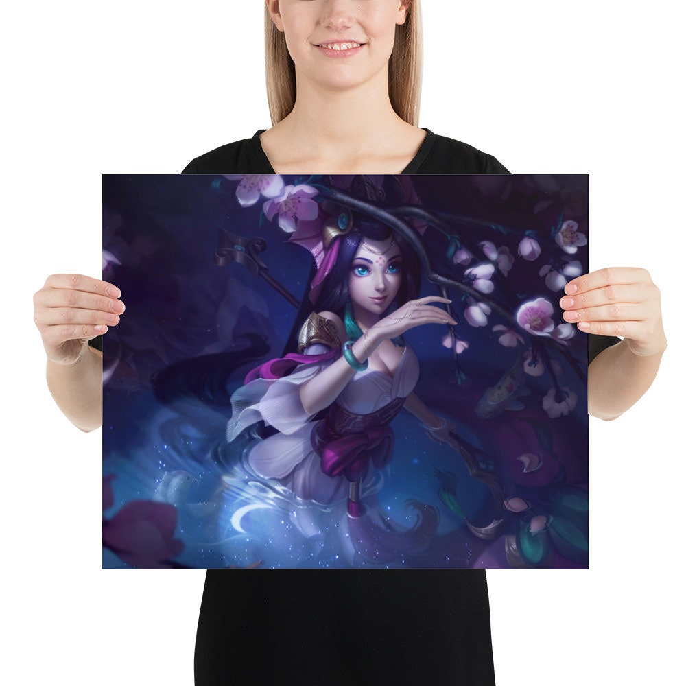 Splendid Staff Nami Splash Art Poster League of Legends 12K Res - Etsy