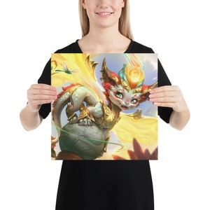 Heavenscale Smolder Splash Art Poster - League of Legends - 12K Res - Etsy