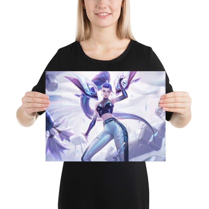 KDA All Out Kai'sa Splash Art Poster League of Legends 12K Res - Etsy