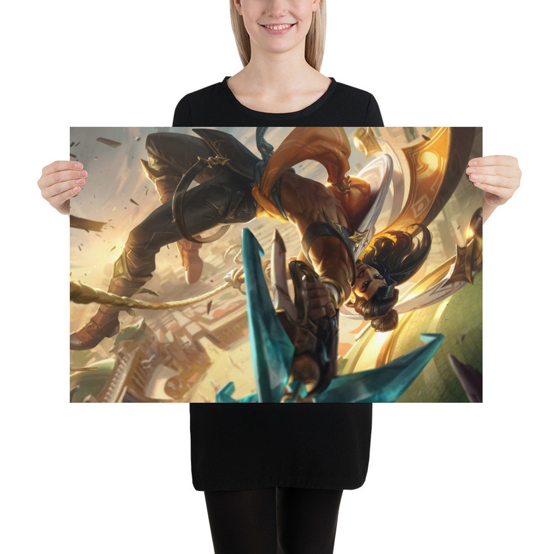 Akshan Splash Art Poster - League of Legends - 12K Res - Etsy