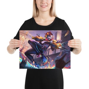 Street Demon Briar Splash Art Poster - League of Legends - 12K Res - Etsy