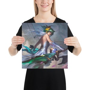 Crystal Rose Riven Splash Art Poster - League of Legends - 12K Res - Etsy