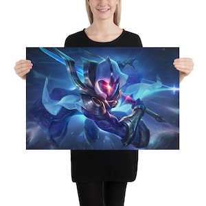 Cosmic Blade Master Yi Splash Art Poster - League of Legends - 12K Res ...