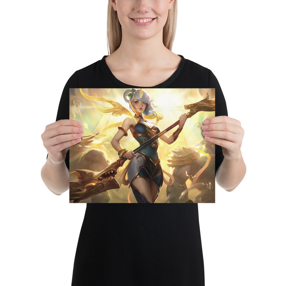 Lunar Empress Lux Splash Art Poster - League of Legends - 12K Res - Etsy