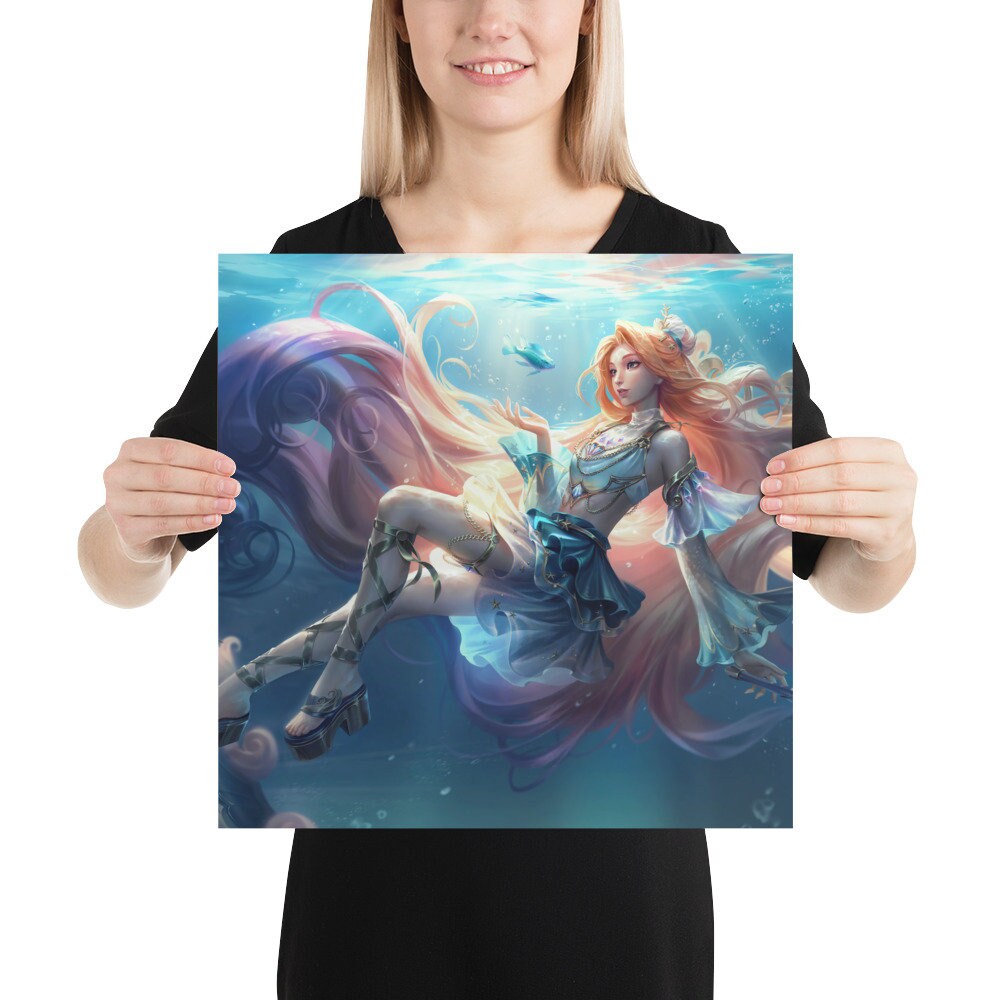 Ocean Song Seraphine Prestige Edition Splash Art Poster League of ...