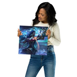 Winterblessed Senna Splash Art Poster - League of Legends - 12K Res - Etsy