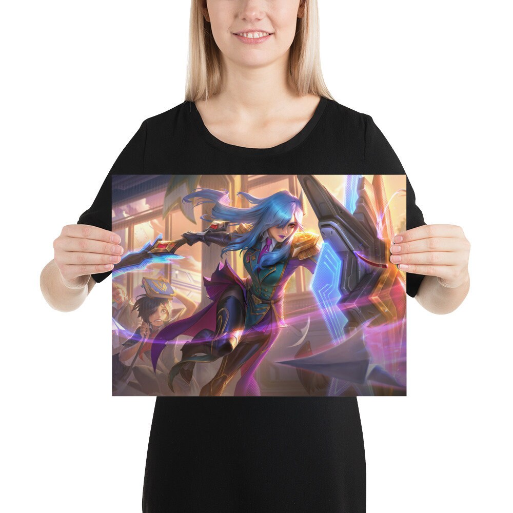 Battle Academia Leona Splash Art Poster League of Legends 12K Res - Etsy
