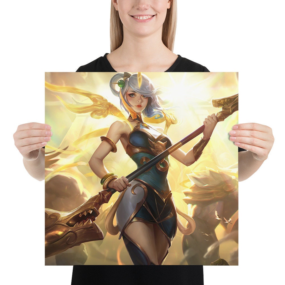 Lunar Empress Lux Splash Art Poster League of Legends 12K Res - Etsy