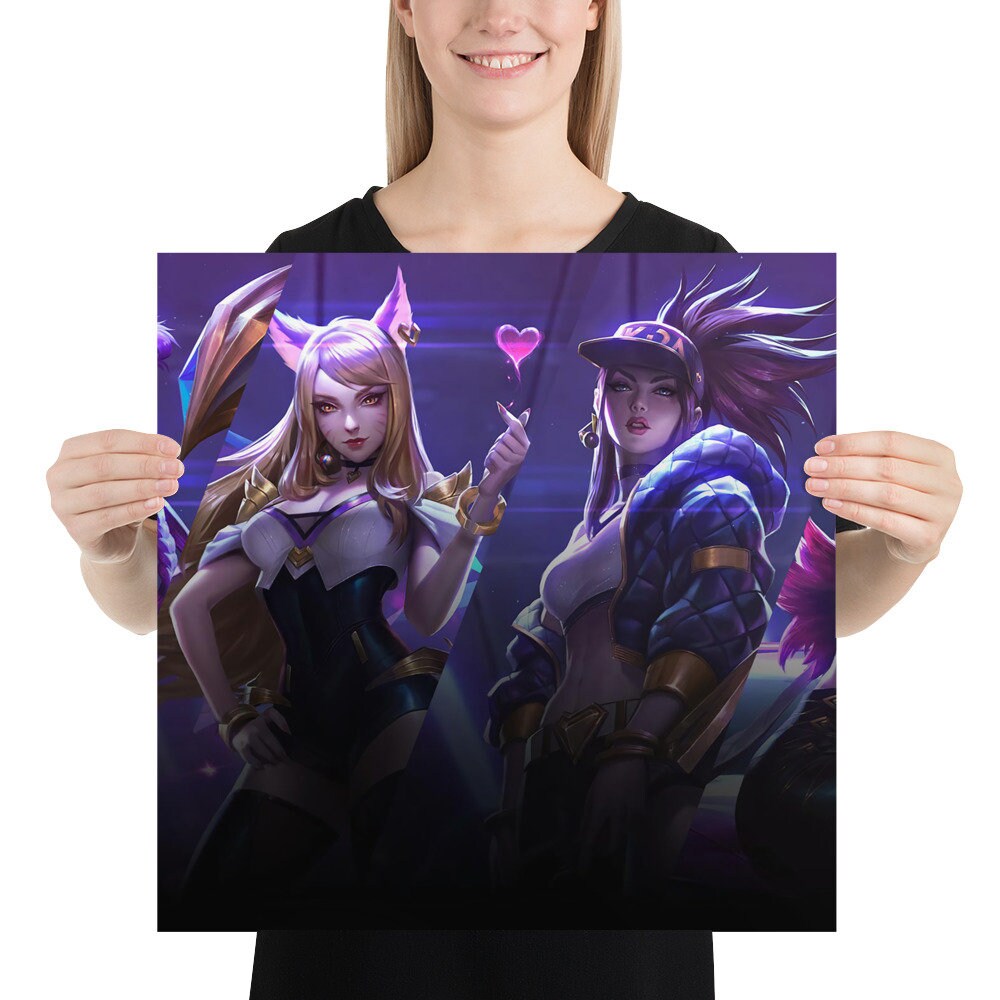 KDA Pop Stars Collage Poster League of Legends 12K Res - Etsy