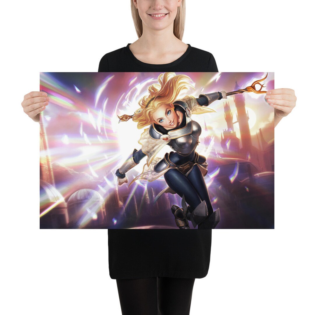 Lux Splash Art Poster - League of Legends - 12K Res - Etsy