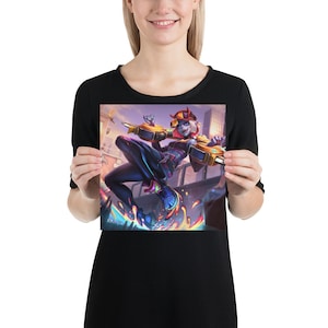 Street Demon Briar Splash Art Poster - League of Legends - 12K Res - Etsy